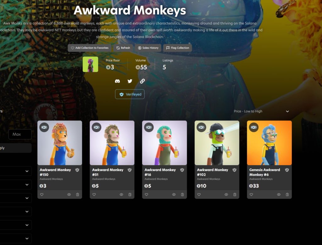 Buying an NFT: | Awk Monks